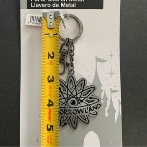 Disney | Accessories | Disney Tomorrowland Metal Keychain Blackgunmetal ...